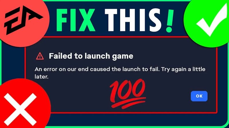 How to Fix “Failed to launch game” on EA App | Fixed An error on our ...