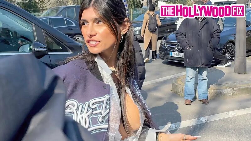 Mia Khalifa Is Mobbed By Fans & Paparazzi While Leaving The Off-White ...
