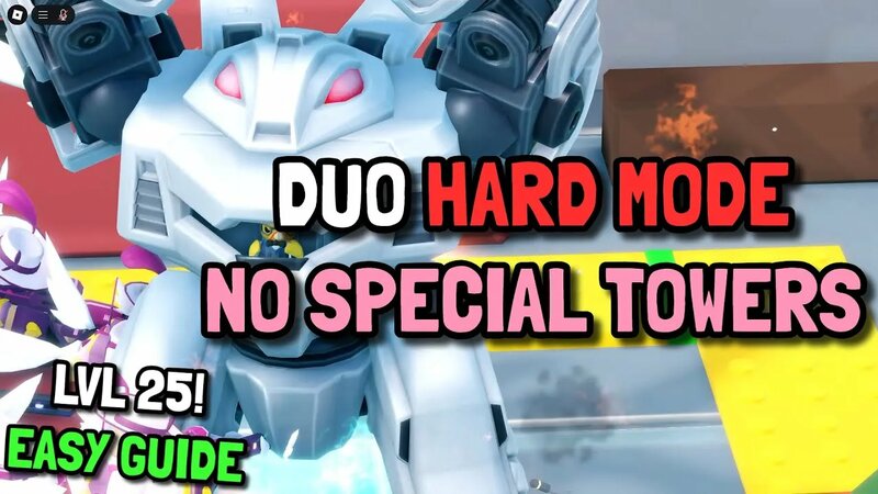 DUO HARD MODE DUCK Event WITH NO Special Towers + Guide (LVL 25 ...