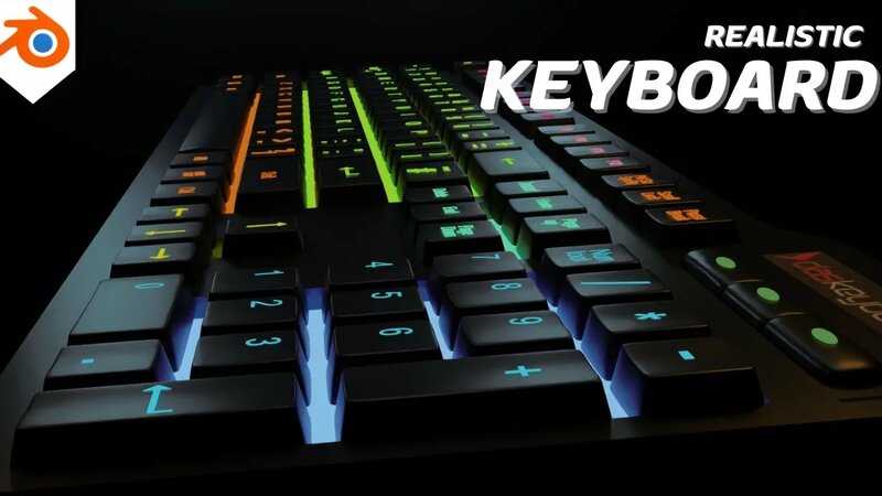 Blender Realistic Keyboard - Yandex Video aramada çevrimiçi izle