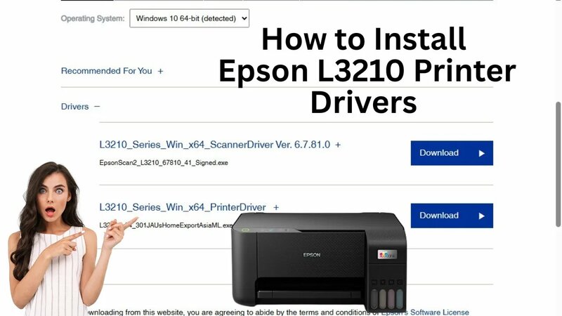 How to Install Epson L3210 Printer Drivers | Epson L3201Printer Drivers ...