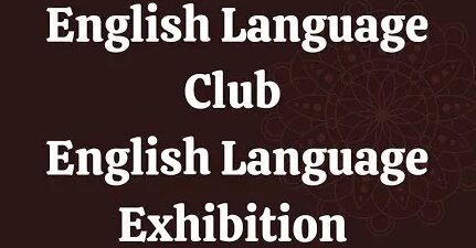 English Language Exhibition/ English club activities #apscert # ...