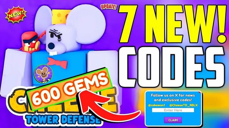 Upd code! cheese TD roblox codes november 2024 - cheese TD codes ...
