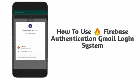 How to use firebase authentication gmail login system in kodular - EroFound