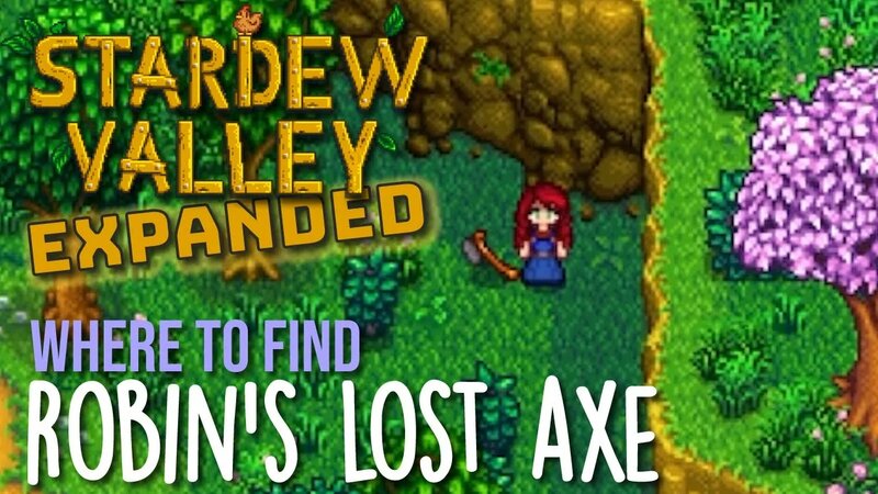 Where to find Robin's Lost Axe in Stardew Valley Expanded - Смотреть ...
