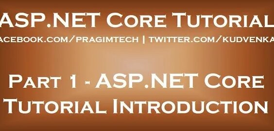 ASP NET Core Tutorial - EroFound