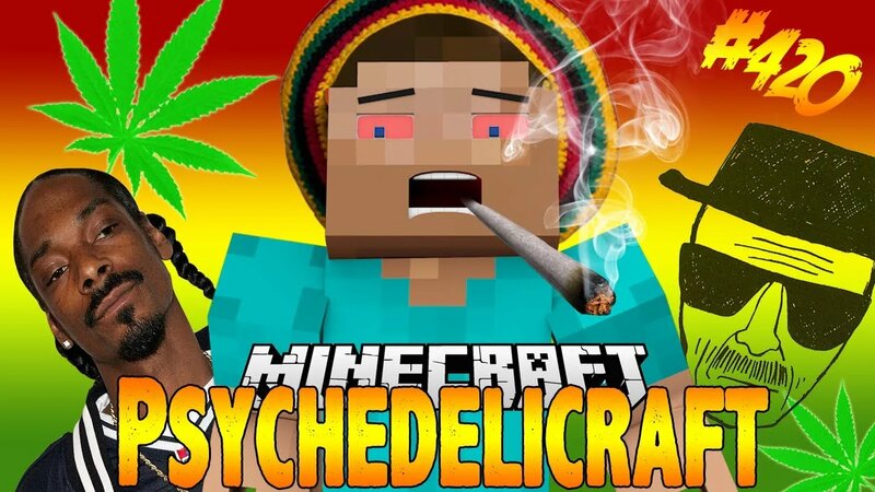 Drugs IN Minecraft ?! Psychedelicraft Mod Showcase - Weed & Cocaine ...