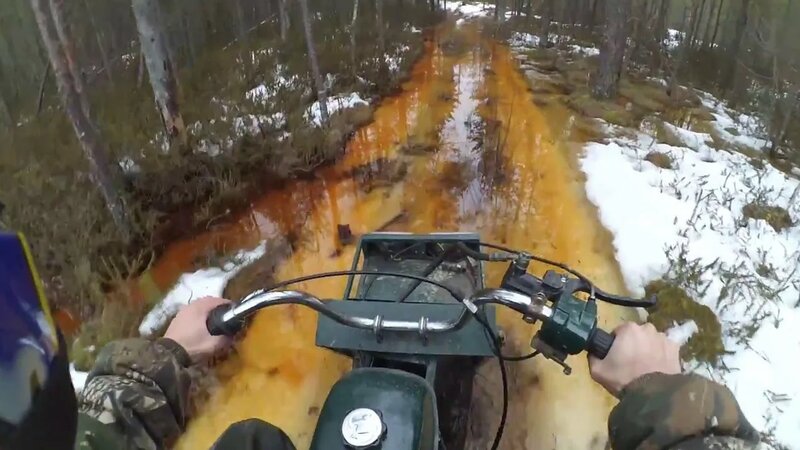 Полноприводной мотовездеход 2х2 (ATV 2x2) - Первая пробная поездка с ...