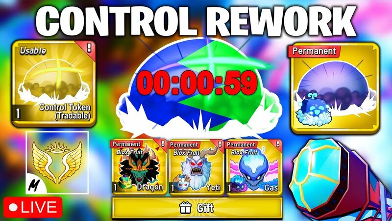 BLOX Fruits Update. Control Rework is HERE! BLOX Fruits LIVE! PERM ...