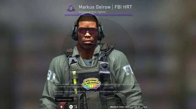 CS:GO CT Agent Markus Delrow | FBI HRT nclude Patch Welcome to the ...