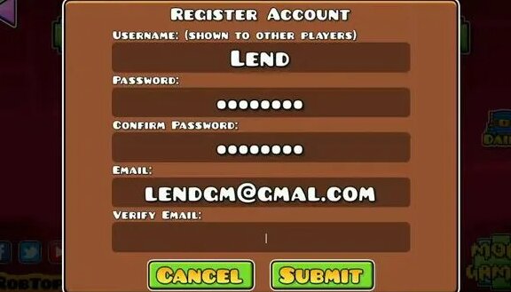 как исправить ошибку invalid email в geometry dash? - Смотреть онлайн в ...