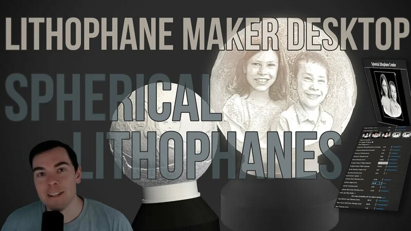 Mind-Blowing 3D Printed Moon Lamp Lithophane Sphere with Lithophane ...