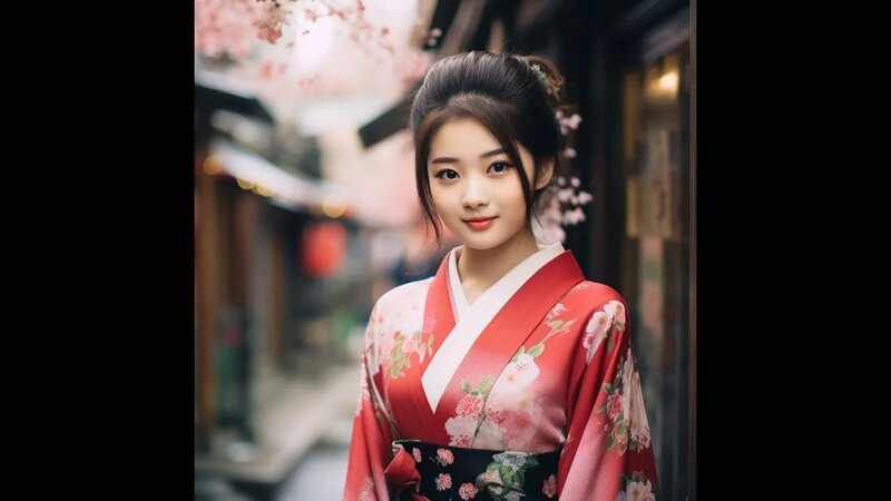 AI Japanese female model #Japanese female model# AI model# beautiful # ...