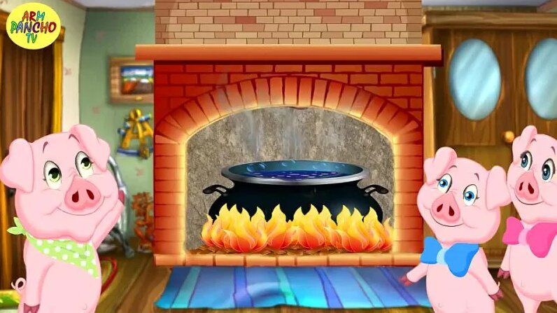 Հեքիաթ Heqiat ԵՐԵՔ Խոզուկները EREQ Xozukner ТРИ Поросенка на армянском ...