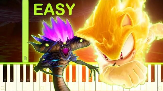 Super Sonic vs. Perfect Dark Gaia | Sonic Unleashed - EASY Piano ...