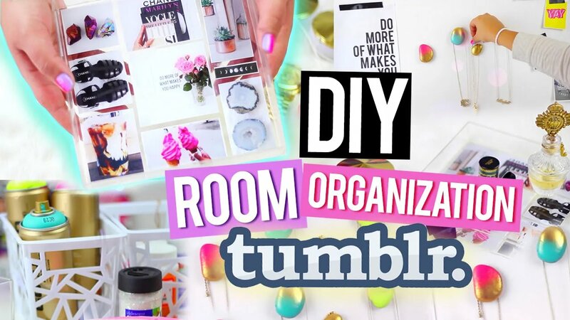 DIY Room Organization for Cheap Tumblr Inspired Decor
