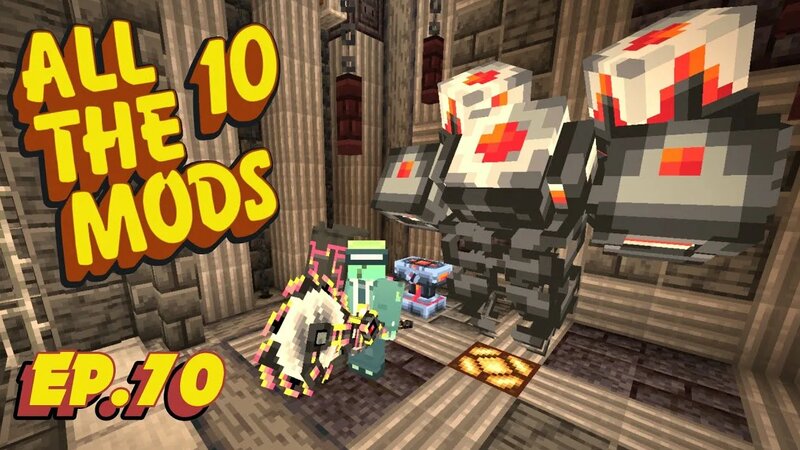 Mech Factory & Robotic Wither Boss in Cataclysm Atm10 Ep.70 All the ...