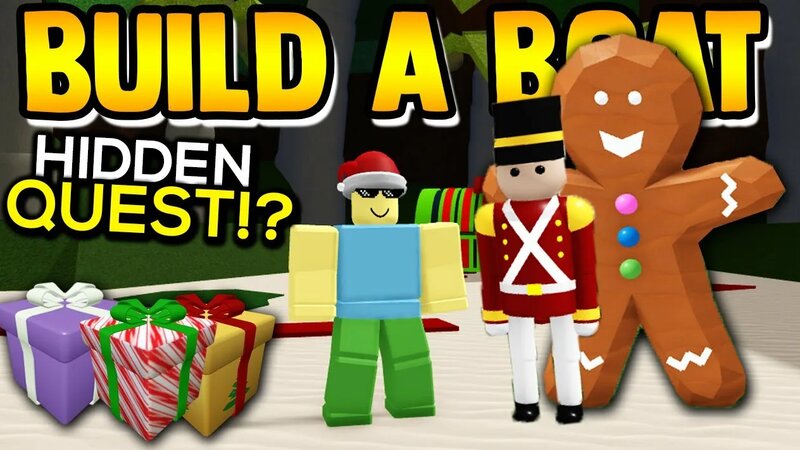 NEW Secret GIFT Quest!?| Build a boat for Treasure Roblox - Смотреть ...