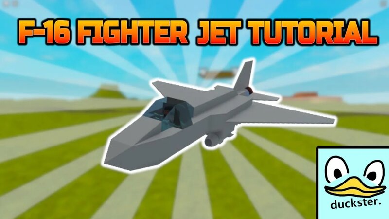 F-16 Fighter Jet Tutorial in Plane Crazy || Roblox || duckster ...