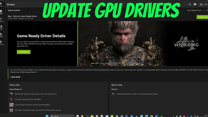 How To Update GPU Drivers with Nvidia App + GeForce Experience ...