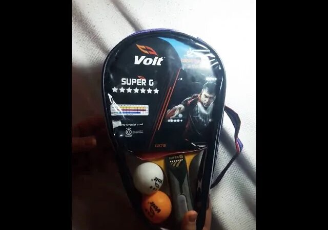 Voit super -g 2 7 star masa tenisi raketi tanıtımı - table tennis ...