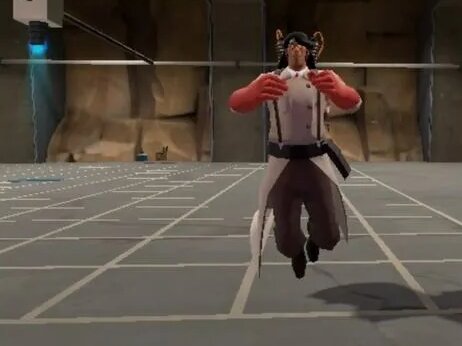 TF2 Manrobics Taunt: Original Source/Team Fortress 2 Comparison ...