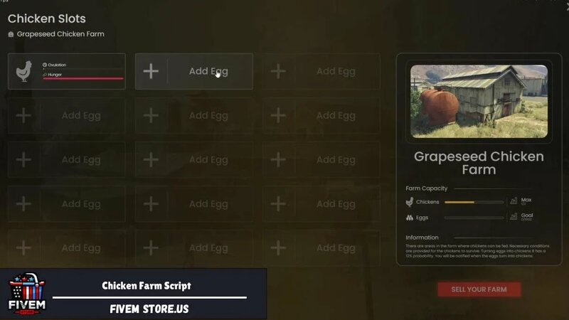 FiveM Chicken Farm Script #fivem #chicken - Yandex Video aramada ...