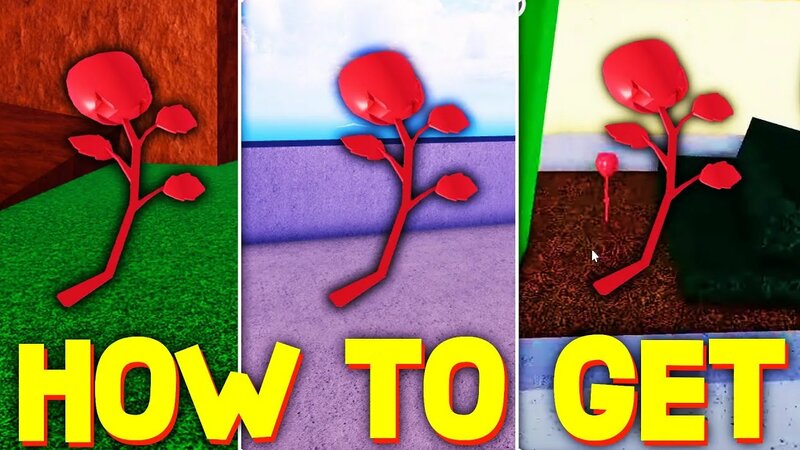New* where to find red flowers in blox fruits 2024! all 5 red flower ...