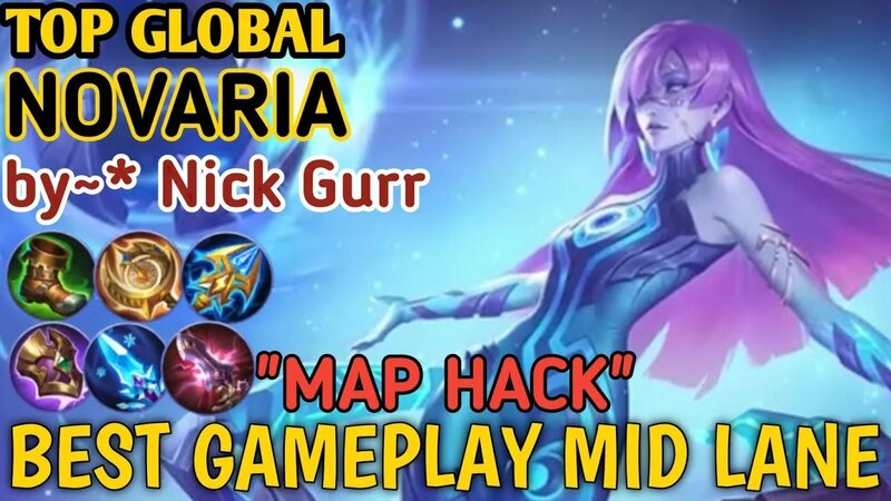 21 assist| gameplay novaria MID lane|build & emblem novaria_mlbb ...