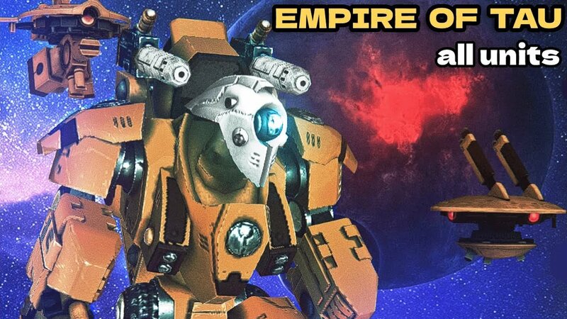 Unification Mod (New 6.9): Tau Empire - All units showcase - Warhammer ...