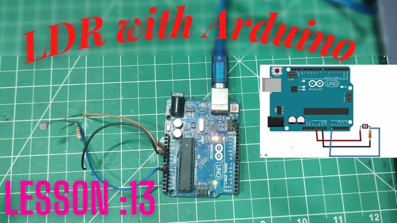LDR (photoresistor) with arduino uno || lesson 13 || #arduino #atall ...