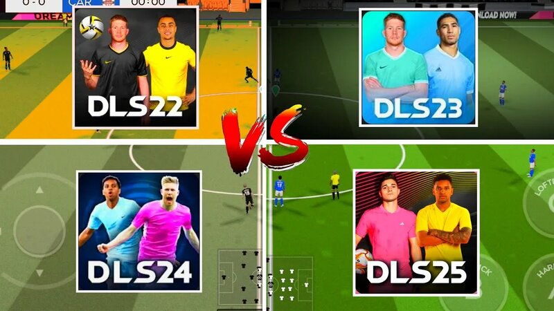 DLS 25 vs DLS 24 vs DLS 23 vs DLS 22 | Gameplay, Graphics, Detail's ...