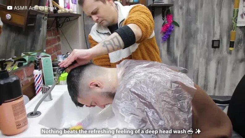 ASMR_Hair_Play_&_Foam_Massage_｜_Turkish_Barber_Sleep_Session — Видео от ...