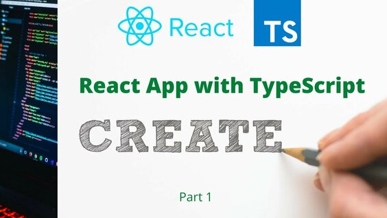Part 1 - Create React JS App with TypeScript using Command in VS Code ...