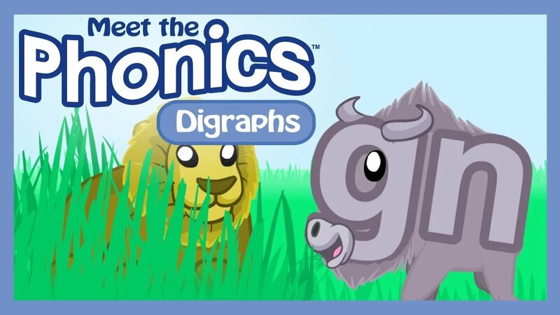 Meet the Phonics Digraphs - gn - Смотреть онлайн в поиске Яндекса по Видео