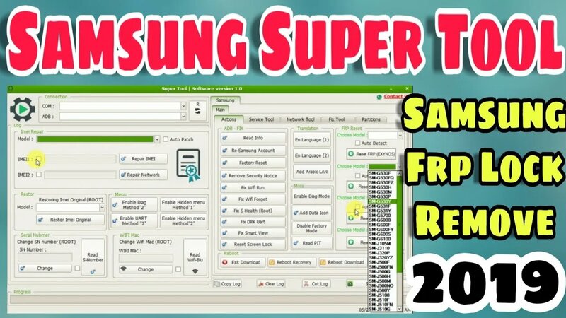 Samsung Super Tool | Remove Frp Lock,Imei Repair,Network Repair ...