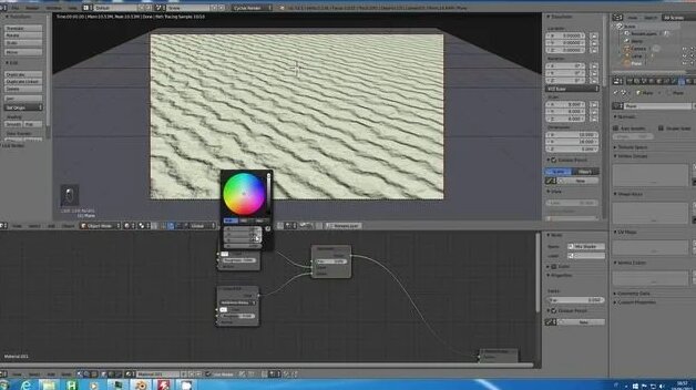 Speed Tutorial Procedural Sand - Blender Cycles 2.75 RC - Смотреть ...