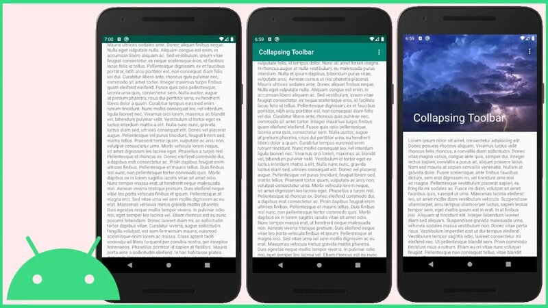 How To Implement Collapsing Toolbar In Android Studio – Kisah Sekolah ...