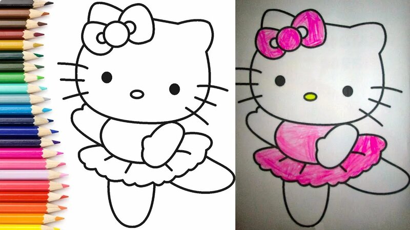 Hello Kitty Boyama Rəngləmə