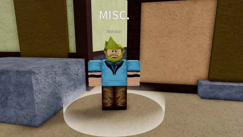 Where is the Sick Man's Son in Blox Fruits | The Rich Man Location ...