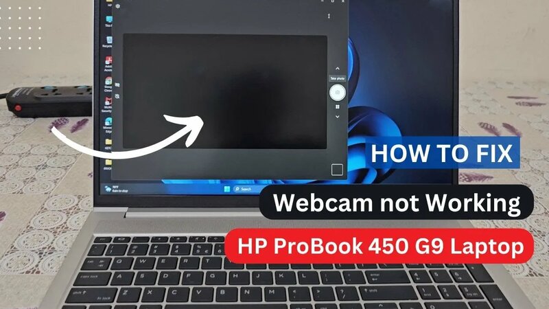 HP ProBook 450 G9 Laptop web camera not working in Windows 10 and ...