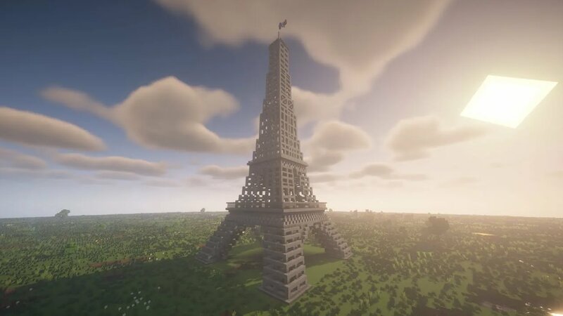 How to build the Eiffel Tower on Minecraft - Смотреть онлайн в поиске ...