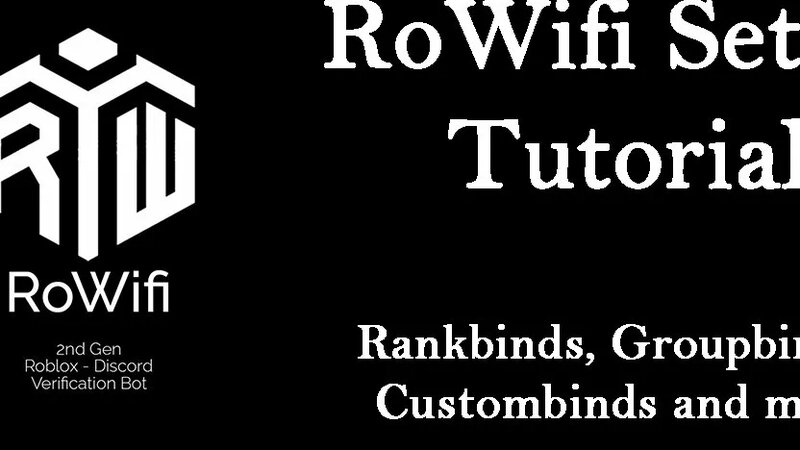 How to Setup RoWifi on Discord Tutorial (Outdated) - Yandex Video ...
