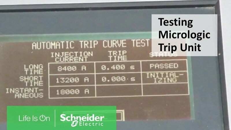 Testing Micrologic Trip Unit with Full Function Test Kit | Schneider ...