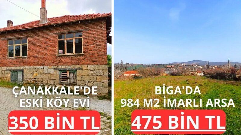 350 Bin TL'ye Köy Evi / Müstakil Evler ve İmarlı Arsalar / Şarköy'den ...