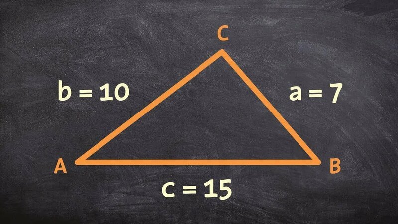 Pre-Calculus - How to use law of cosines to find the missing angles of ...
