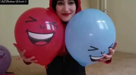 Very Loud Balloon Popping | Stomp to Pop 6 Balloons | Balloon Girl | AL ...