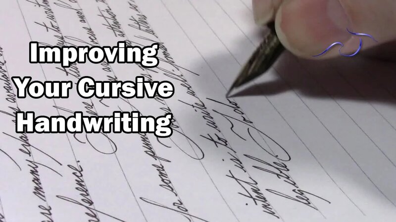 Improving Your Cursive Handwriting - Смотреть онлайн в поиске Яндекса по Видео