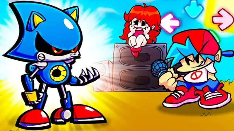 Мод Friday Night Funkin vs Металлический Соник / FNF VS Metal Sonic на ...