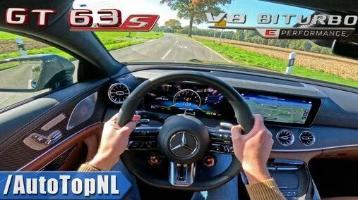 AutoTopNL | 843hp Mercedes-AMG GT63 S E | POV Drift MODE & Launch ...